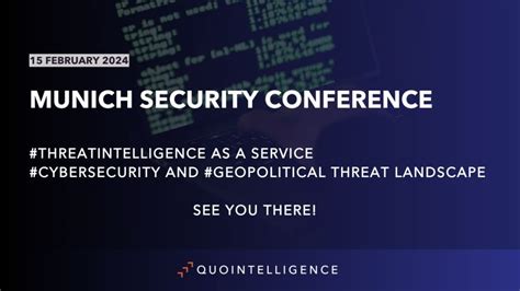 Quointelligence On Linkedin Threatintelligence Cybersecurity Geopolitical Msc2024