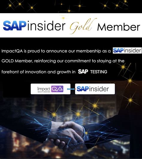 Sap Saptesting Innovation Impactqa Sapinsider Sapcommunity Saps4hana Saphana Impactqa