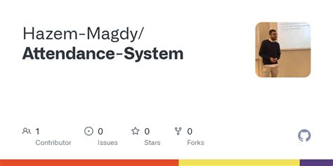 GitHub Hazem Magdy Attendance System