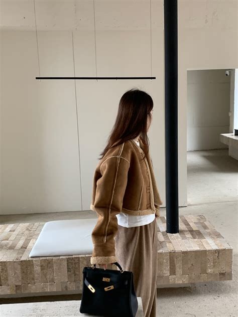 [겨울신상☃]소미 논카라 양털 스웨이드 무스탕 자켓 에이블리