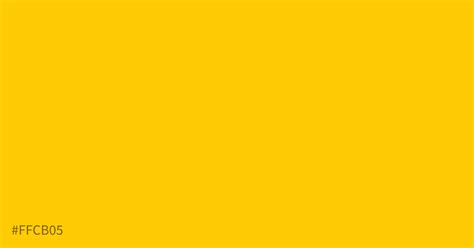 Ffcb05 Hex Color Shades And Complementary Colors