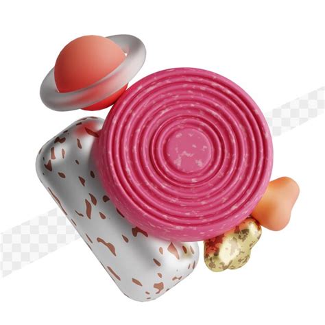 Premium Psd Abstract Geometric Shapes 3d Render Illustration