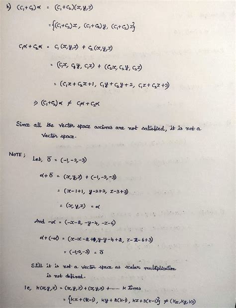 Solved Verify All Vector Space Axioms And Determine If The Set Of All Course Hero