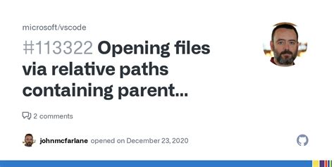 Opening Files Via Relative Paths Containing Parent Directory Issue Microsoft