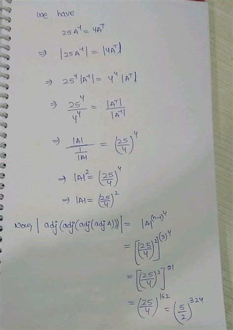 If A And B Are Two Non Singular Matrices Then Adj Ab