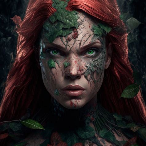 Poison Ivy Creative Pictures Funky Art Dc Comics Art