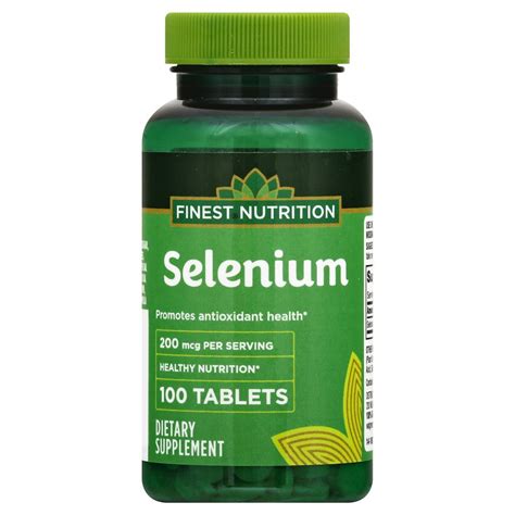 Finest Nutrition Selenium 200 Mcg Tablets Walgreens Finest Nutrition Selenium 200 Mcg Tablets Walgreens