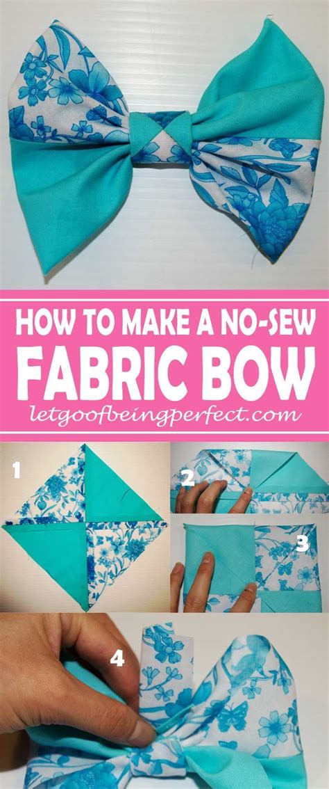 Fabric Hair Bows Diy