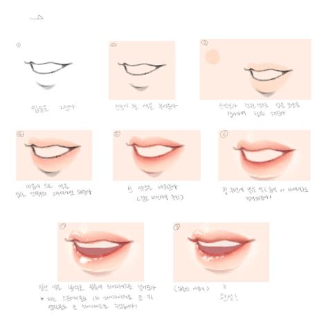 입술 그리기 입술 그리기 입술 입술 그림