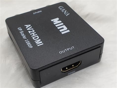 Rca To Hdmi Gana 1080p Mini Rca Composite Cvbs Av To Hdmi Video Audio