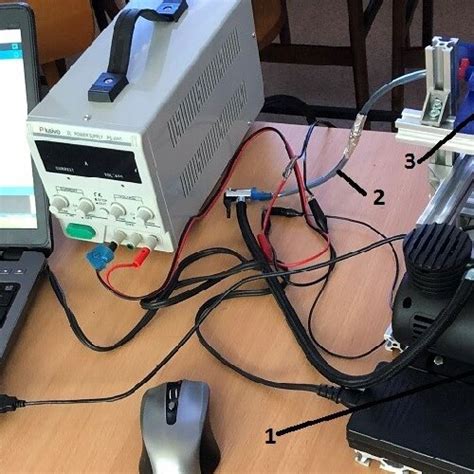 The Upside View Of The Experimental Set Up A Detailed View Of The Download Scientific Diagram