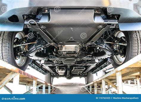 Car Chassis Bottom View Stock Image Image Of Repair 110762425