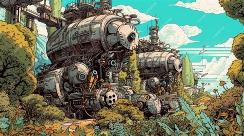 Premium Ai Image Industrial Automation And Robotics Fantasy Concept