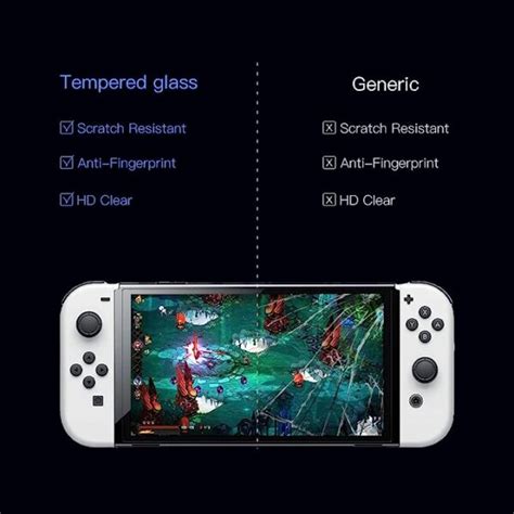 Nintendo Switch Oled Screen Protector 8 Bit