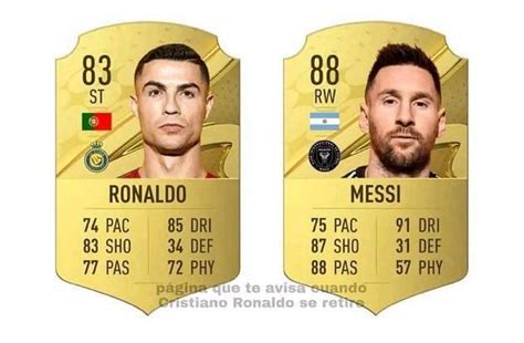 Lionel Messi And Cristiano Ronaldo Ratings In Ea Sports Fc 24 Leak Online