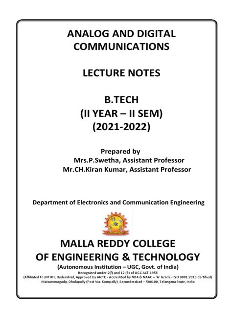 Analog And Digitalcommunications Pdf Frequency Modulation Detector Radio