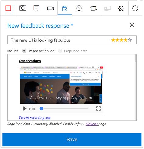 test and feedback extension create artifacts azure devops blog