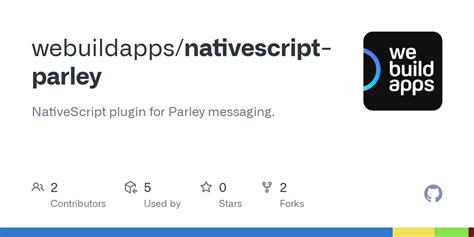 Github Webuildappsnativescript Parley Nativescript Plugin For