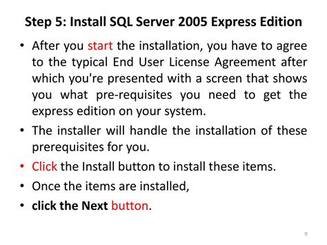 Ppt Installation Of Sql Server 2005 Express Edition And Sql Server