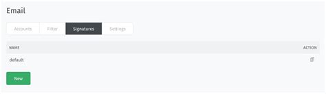 Signatures — Zammad Admin Documentation Documentation