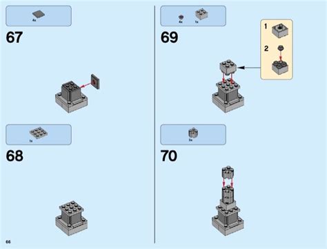 Lego Instructions For Set 71040 Disney Castle Disney Disney Parks