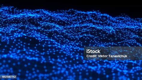 과학 배경 빛나는 점과 선의 역동적 인 파동 빅 데이터 시각화 데이터 기술 일러스트레이션 3d 렌더링 그라데이션에 대한 스톡 사진 및 기타 이미지 Istock
