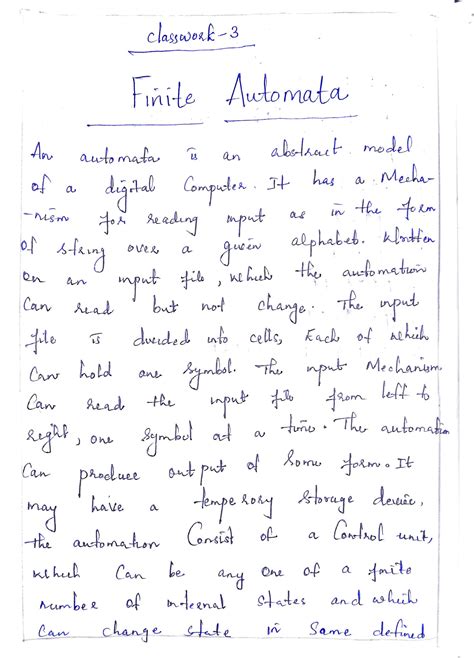 Solution Finiteautomatatoctransition Diagramtransition Table