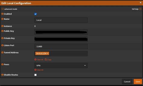 wireguard not working with dyndns address r opnsense