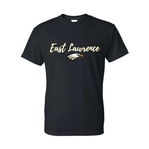 East Lawrence On Eagles On Black Southern Sports Apparel