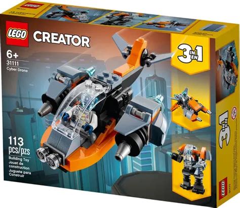 Lego 31111 Creator 3 Em 1 Ciberdrone Nave Robô 113 Mercadolivre