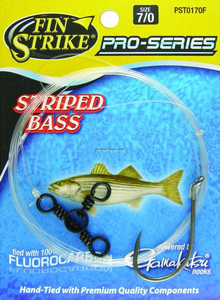 Fin Strike Pro Series Striped Bass Rig Octopus Hk 70