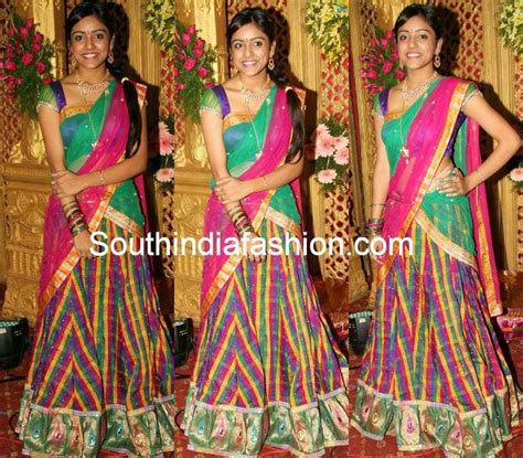 Vithika Sheru In Half Saree South India Fashion
