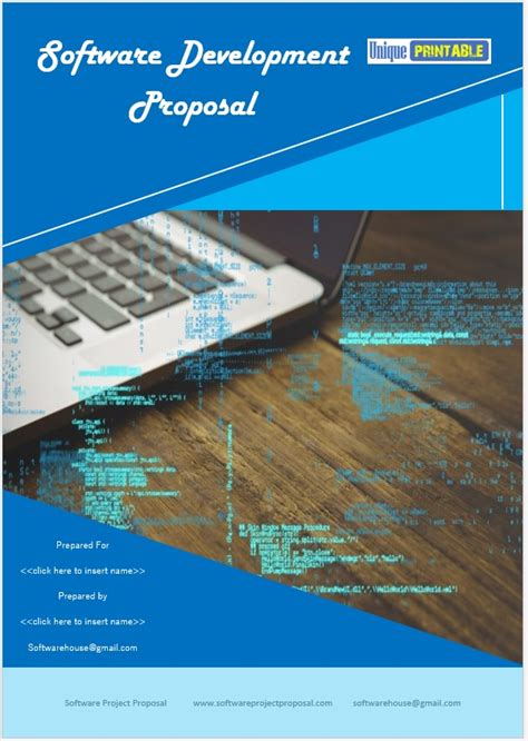 09 Free Software Development Proposal Templates Free Unique