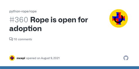 Rope Is Open For Adoption Issue Python Rope Rope GitHub