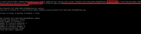 I Am Trying To Resume A Broken Job On AzCopy V10 Issue 319 Azure Azure Storage Azcopy GitHub