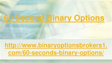 60 Second Binary Options By Rattyteaching Issuu