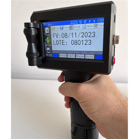 Codificadora Manual Inkjet De 254 Cm Impresión Clara Y Precisa