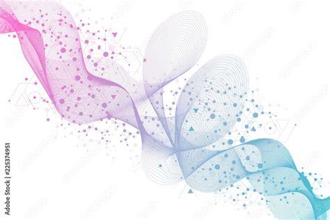 Big Data Visualization Background Modern Futuristic Virtual Abstract Background Science