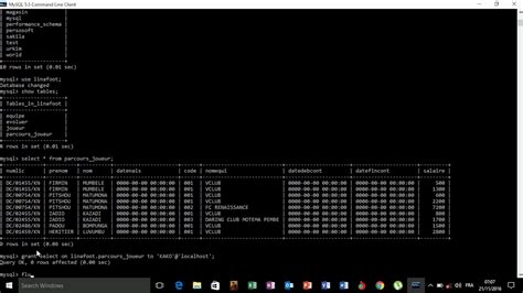 Creation Utilisateur Et Connexion Sous Mysql YouTube