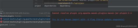 解决unresolve Plugin‘orgapacheunresolved Plugin Orgapachemaven