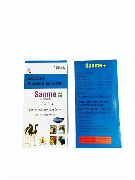 Meloxicam Paracetamol Injection 100 Ml At ₹ 249 Bottle In Bathinda Id 2854468539691