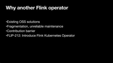 Introducing The Apache Flink Kubernetes Operator Ppt