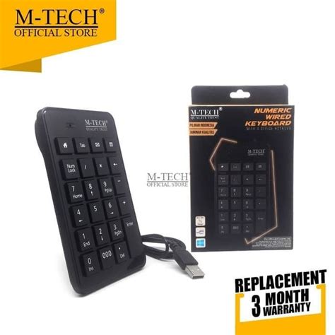 Jual Keyboard Numeric Wired M Tech Numpad Keyboard Kasir Keypad