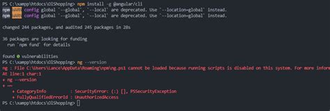 about installing angular in vscode code with mosh forum