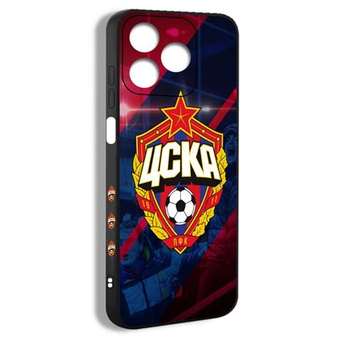 Чехол для смартфона Подходит для Tecno Spark 10 4g Логотип ПФК ЦСКА фк