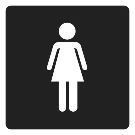 Design Png E Svg De Ícone Quadrado De Gênero Feminino Para Camisetas