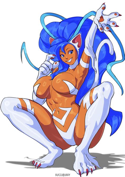 Rule 34 1girls Animal Ears Bremonqueen Capcom Darkstalkers Felicia