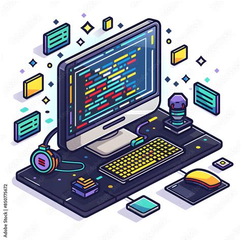 Programming Icon And Code Analytics Symbol In 3d Flat Style Boost Your
