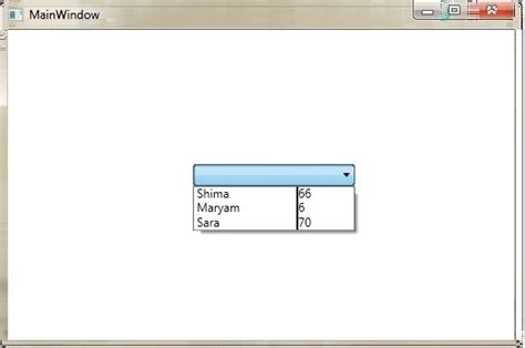 ساختن دو ستون در Wpf Combobox برنامه نویسی با Search هم میشه هاااا