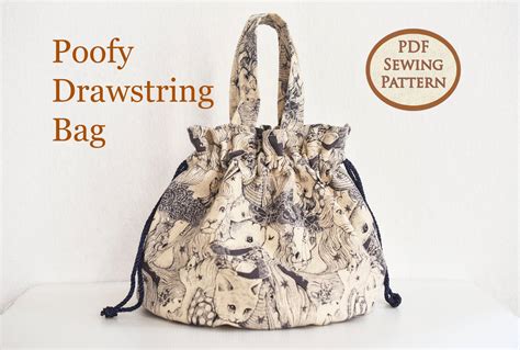 Easy Beginner Drawstring Bag Pattern Drawstring Pouch PDF Etsy